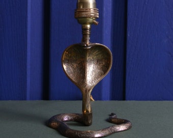 Art Deco Snake Lamp - Etsy