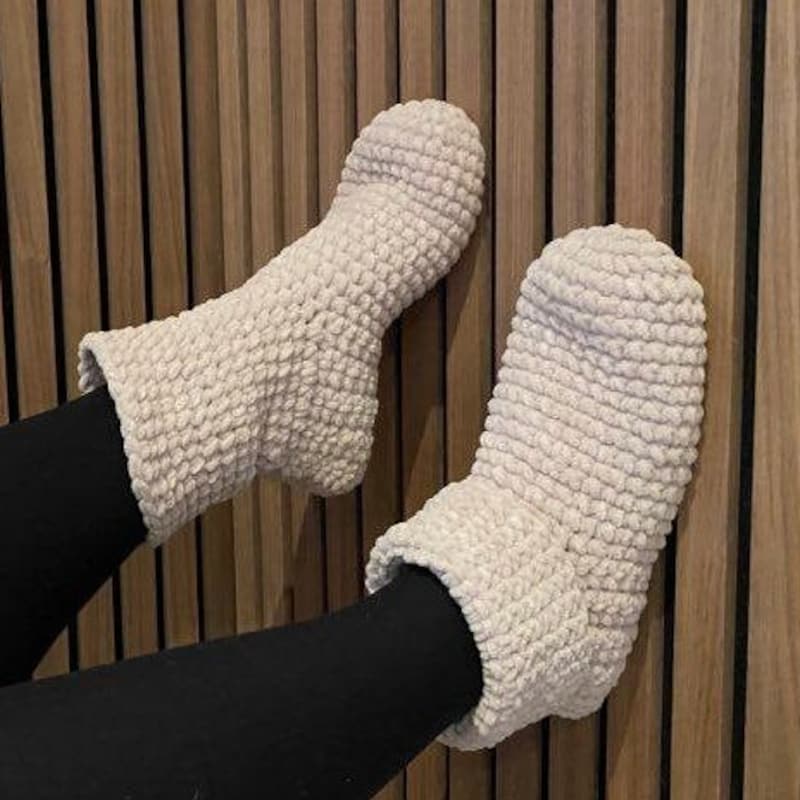 Bootie Slippers Crocheted - Etsy