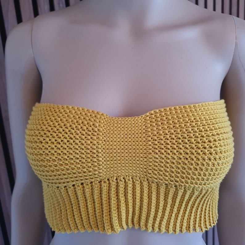 Crochet Tube Top Pattern EASY Crochet Crop Top in 4 Sizes. - Etsy