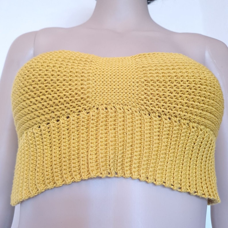 Crochet Tube Top Pattern EASY Crochet Crop Top in 4 Sizes. - Etsy