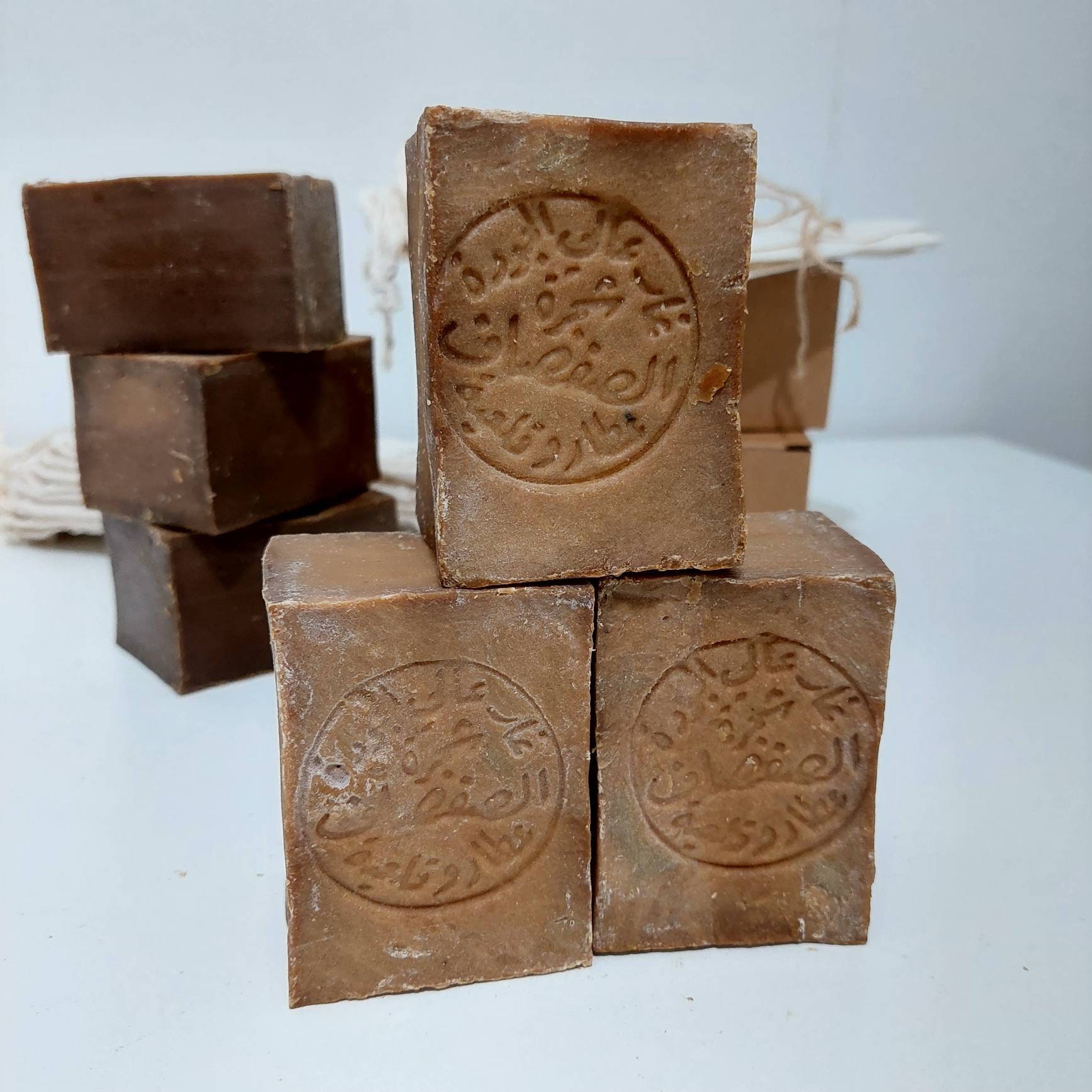3 Pack 24 Oz Aleppo Soap %20 Laurel Oil 80 Virgin Olive Oil Natural ...