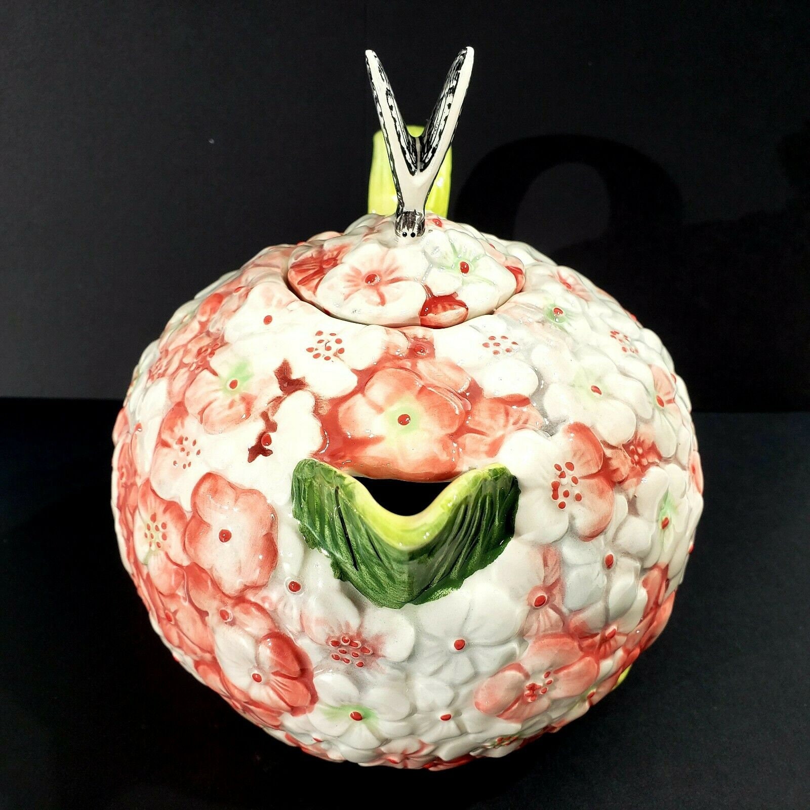 Edie Rose Hydrangea Collection Floral Teapot w/ Butterfly Lid | Etsy