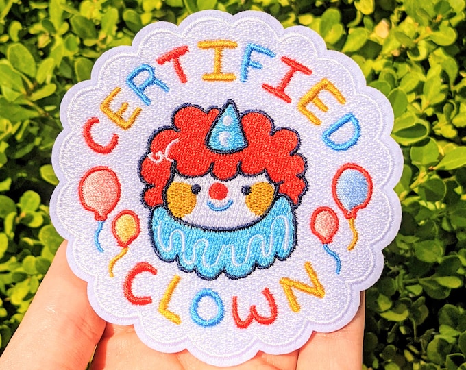 Certified Clown Patch - Etsy