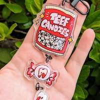 Puffy Teef Candy Keychain! - Etsy