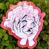 Gore Pumpkin Head Stickers - Etsy