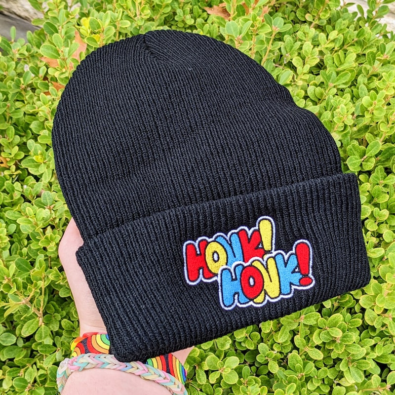 Black Beanie - Etsy