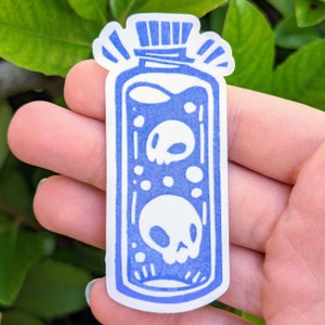 Bottle Stamp Waterproof Sticker Set! - Etsy