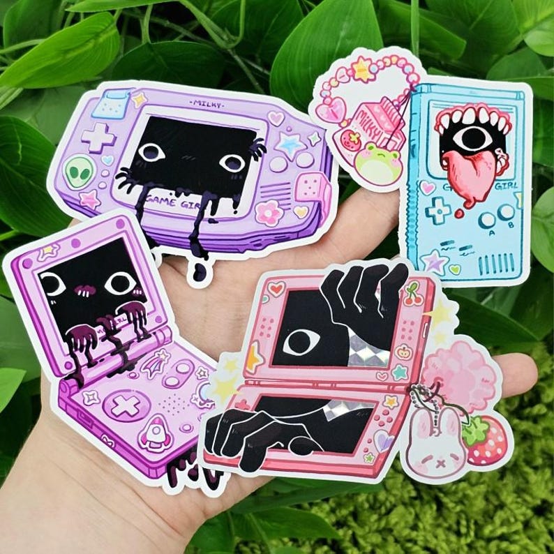 Creepy Game Console Stickers! - Etsy