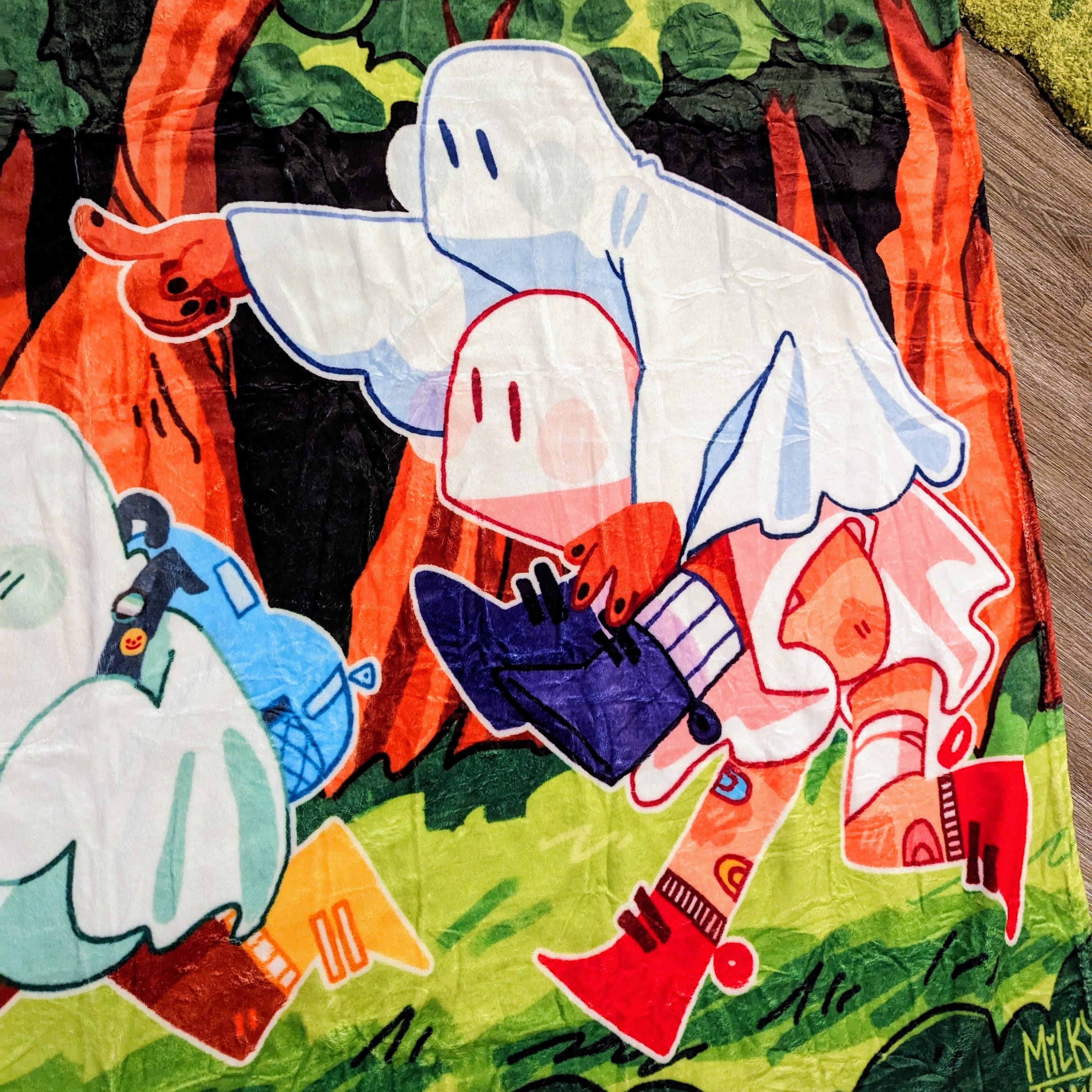 Runaway Ghost Throw Blanket! - Etsy
