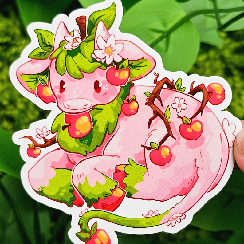 Fruit Cow Stickers! - Etsy