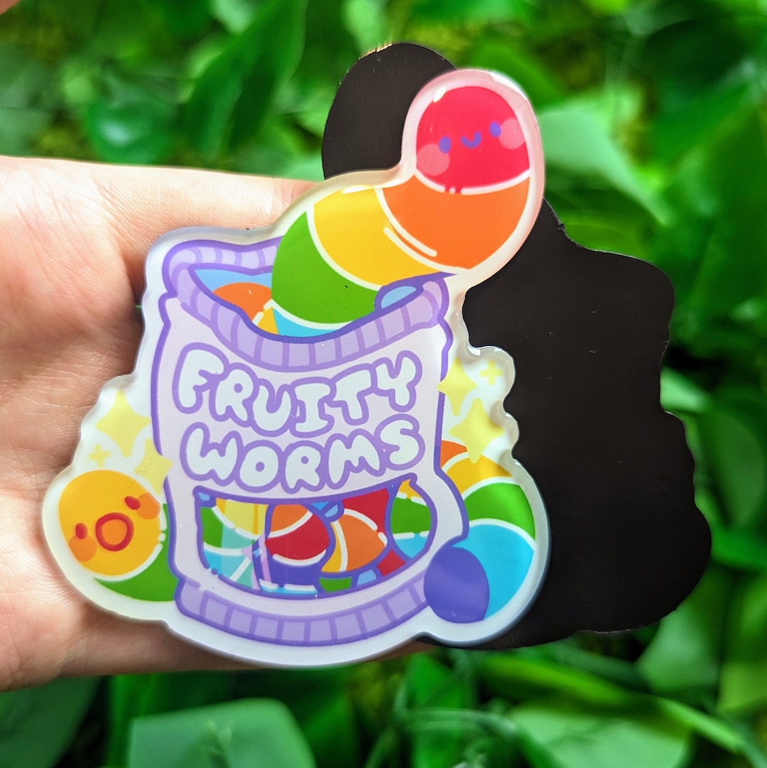 Pride Fruity Worms Magnet! - Etsy