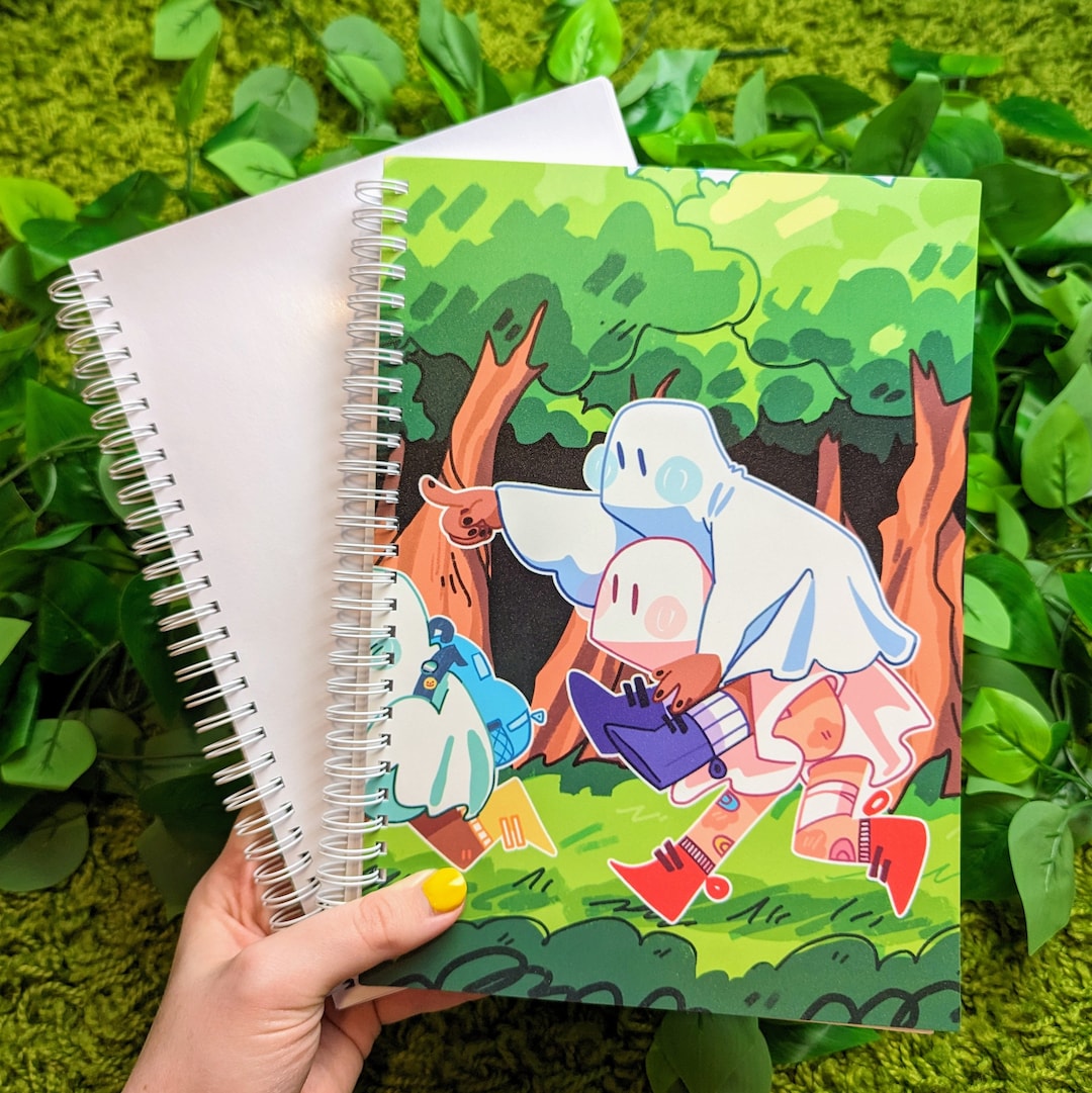 Runaway Ghost Large Reusable Sticker Book - Etsy