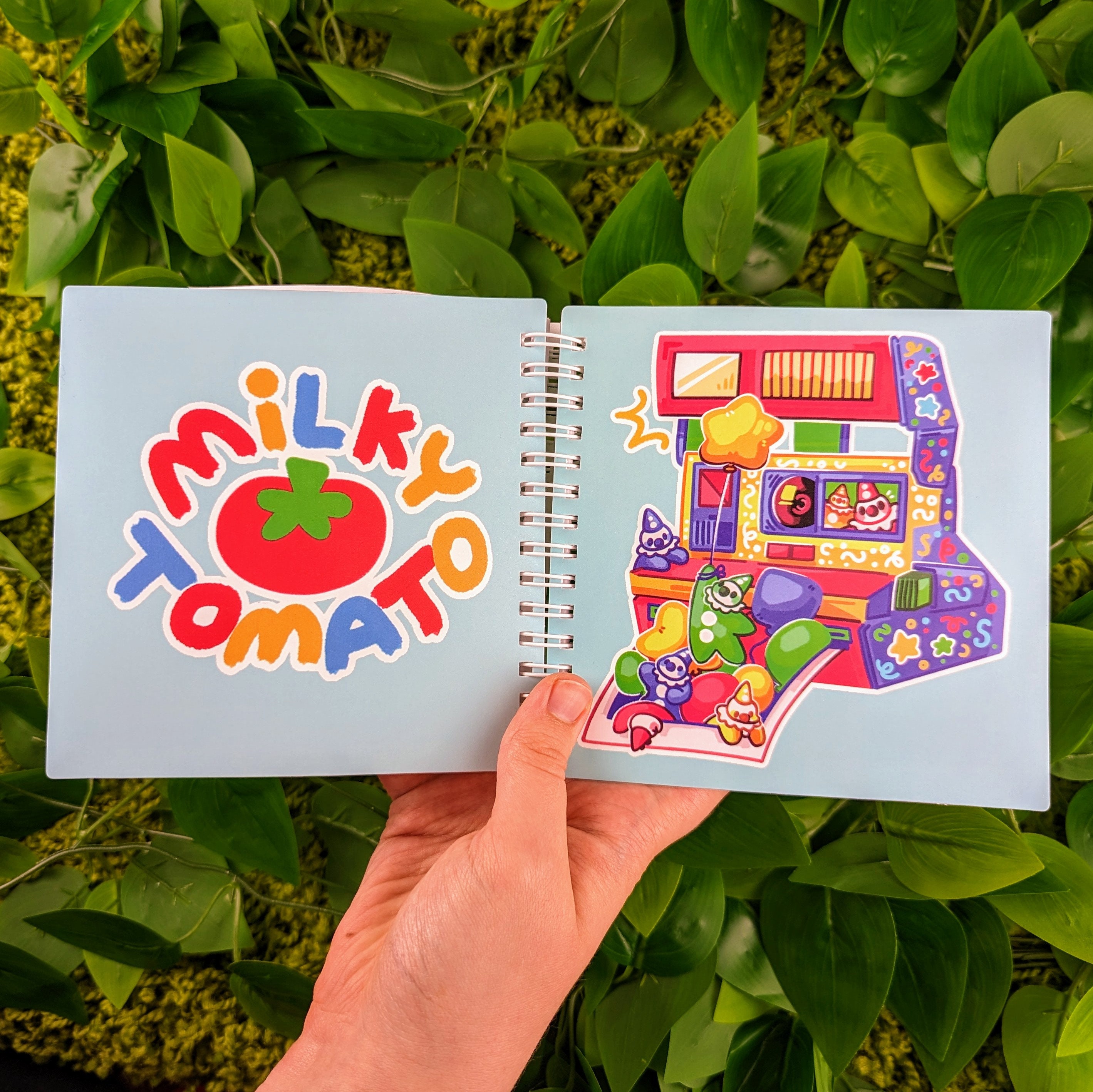 Clown Instant Camera Small Reusable Square Sticker Book - Etsy
