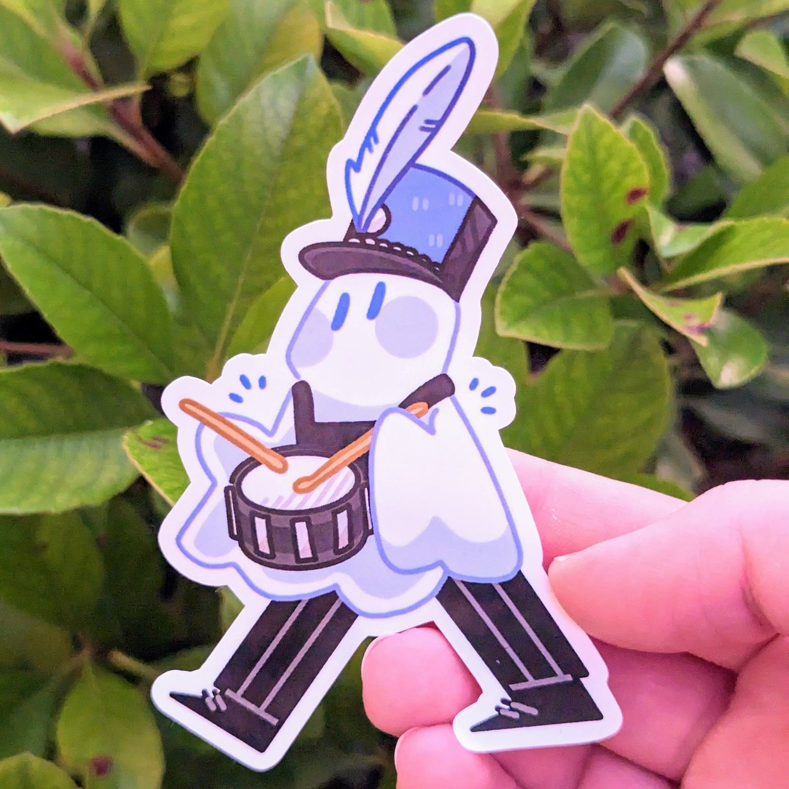 Ghost Marching Band Waterproof Stickers - Etsy