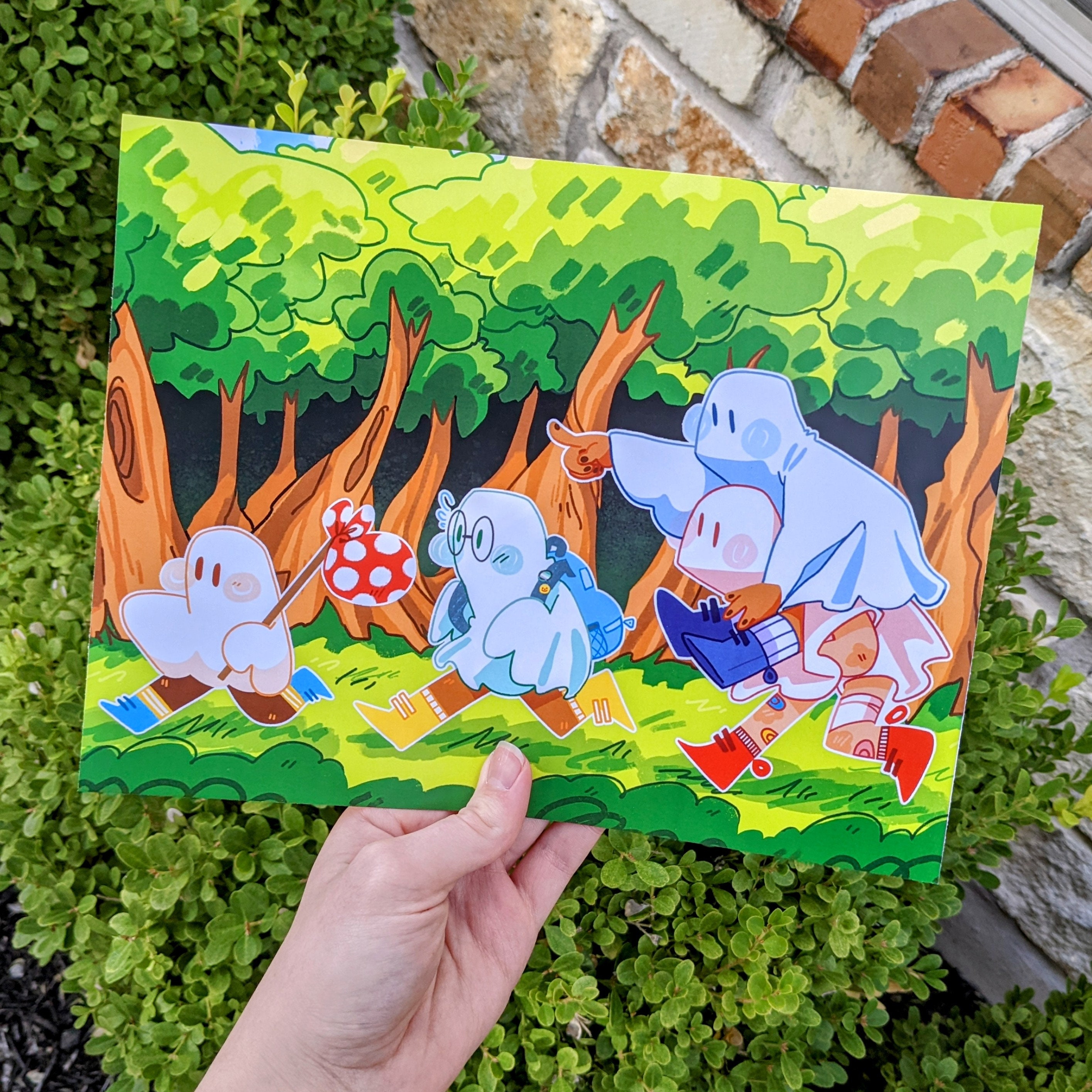 Runaway Ghosts 8.5x11 Glossy Print! - Etsy