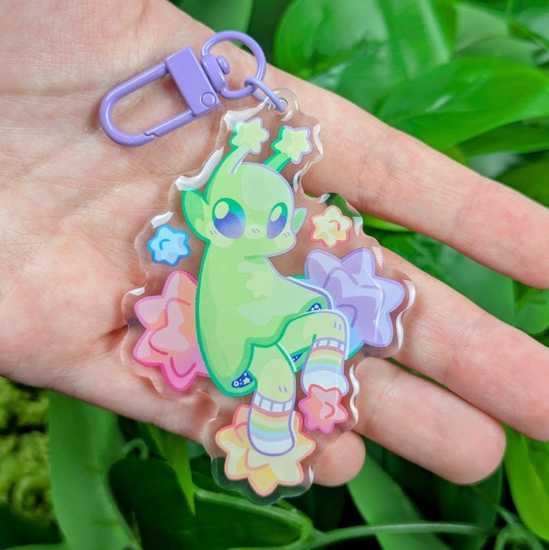 Cute Alien Keychains! - Etsy