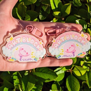 Art Block Keychain! - Etsy
