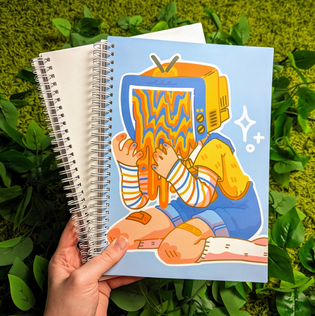 Drippy Saturated TV Head Large Reusable Sticker Book! - Etsy