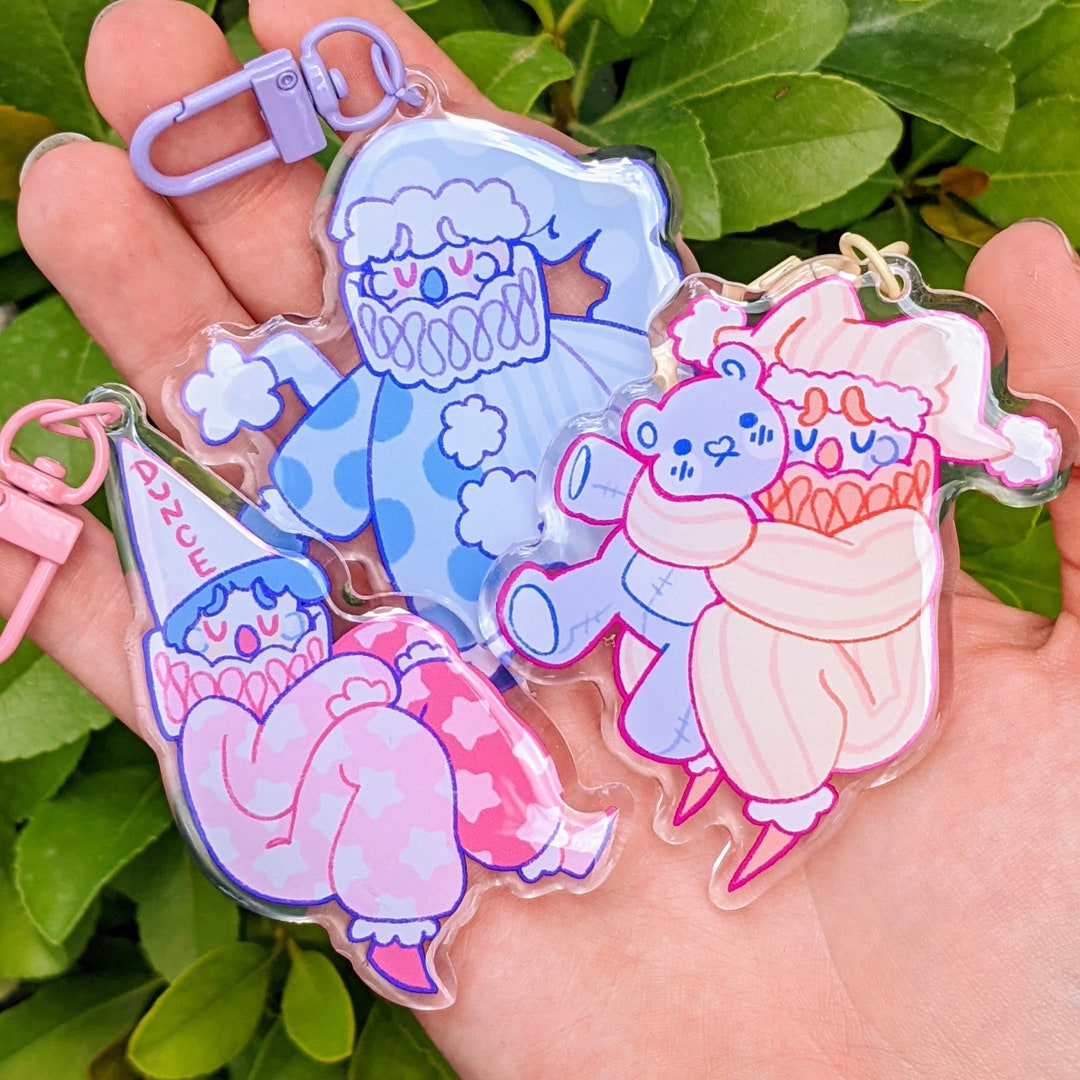 Sad Clown Keychains! - Etsy