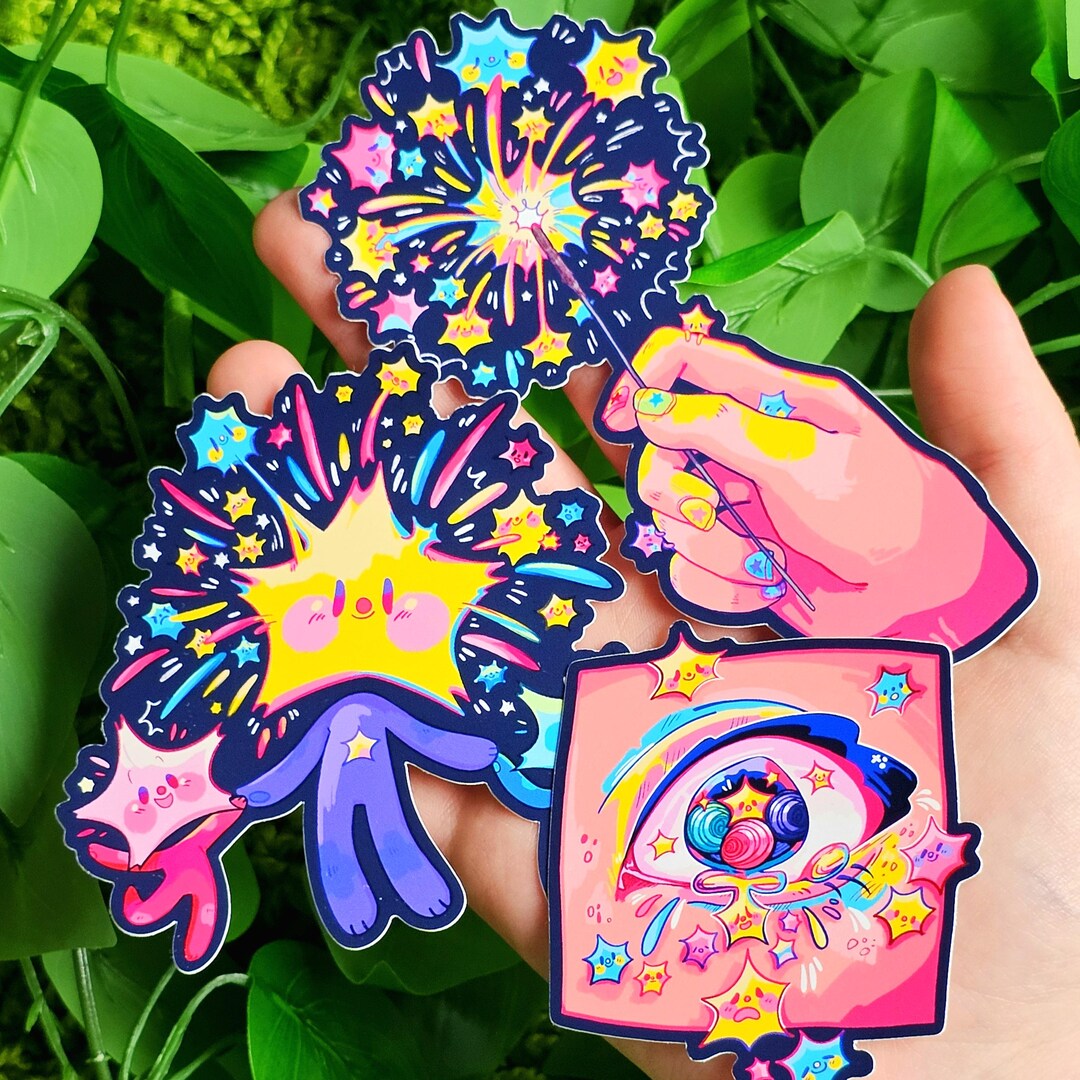 Fireworks Star Babies Stickers! - Etsy