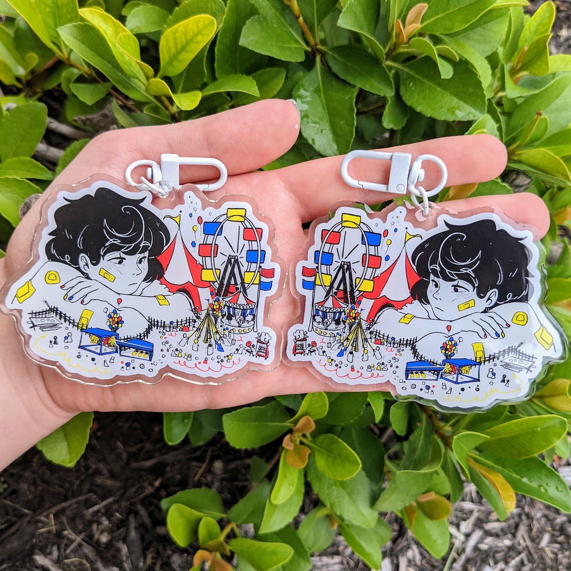 Circus Daydream Keychain // Acrylic 3.5in Keychain - Etsy