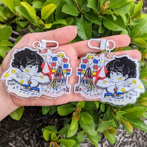 Circus Daydream Keychain // Acrylic 3.5in Keychain - Etsy