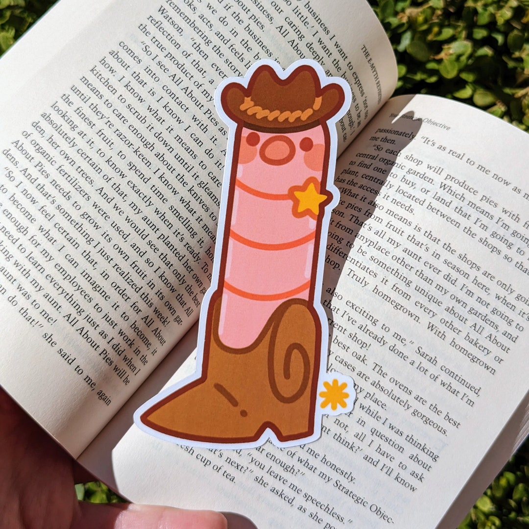 Cowboy Boot Worm Bookmark! - Etsy