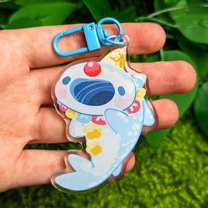 Clown Shark Keychains - Etsy