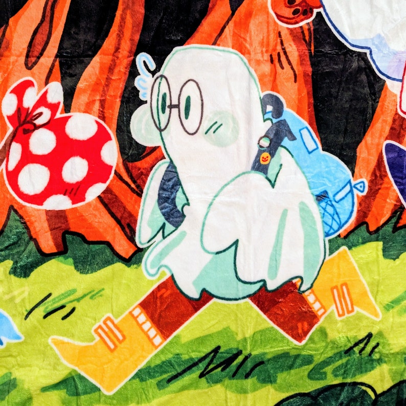 Runaway Ghost Throw Blanket! - Etsy