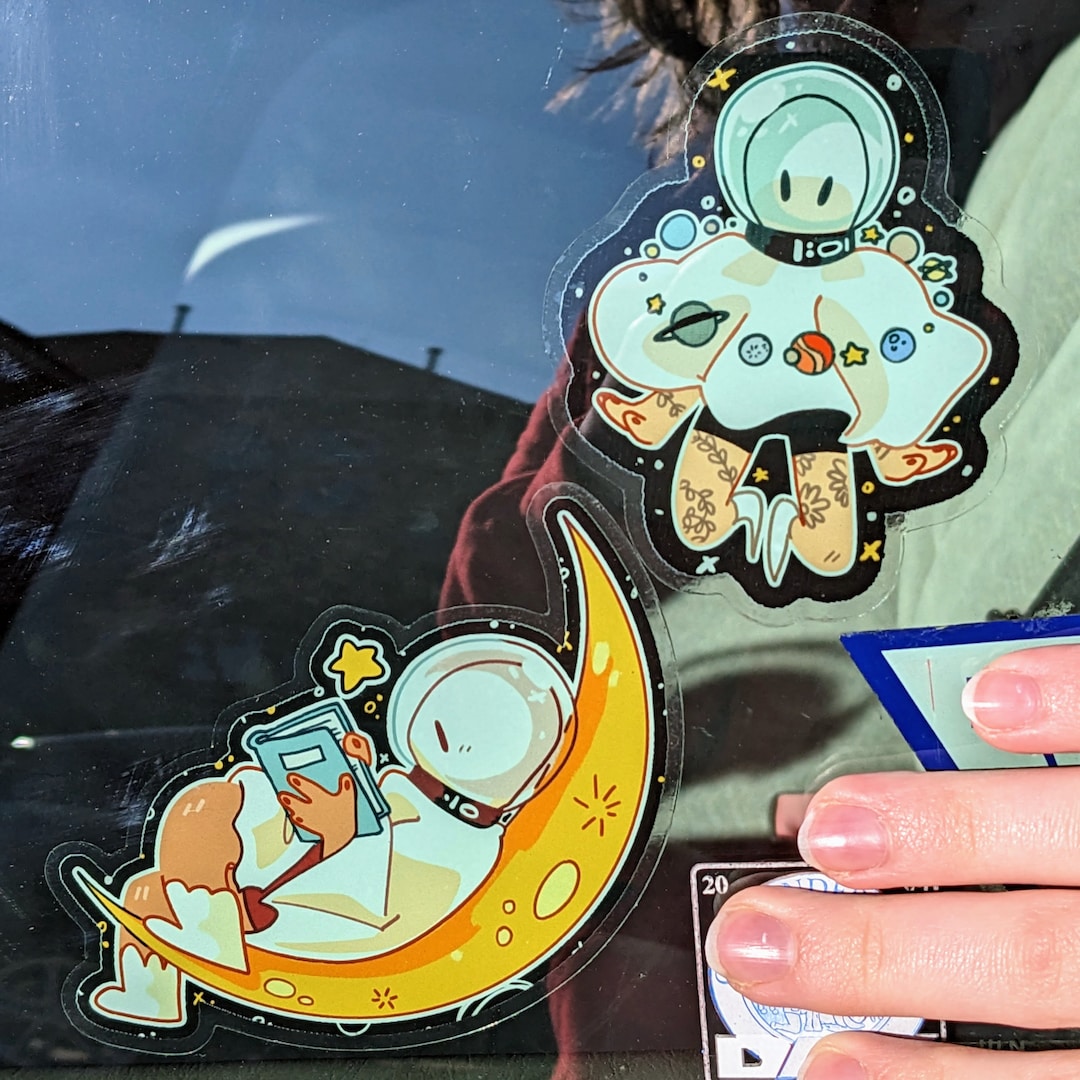Space Ghosts Window Stickers! Waterproof - Etsy