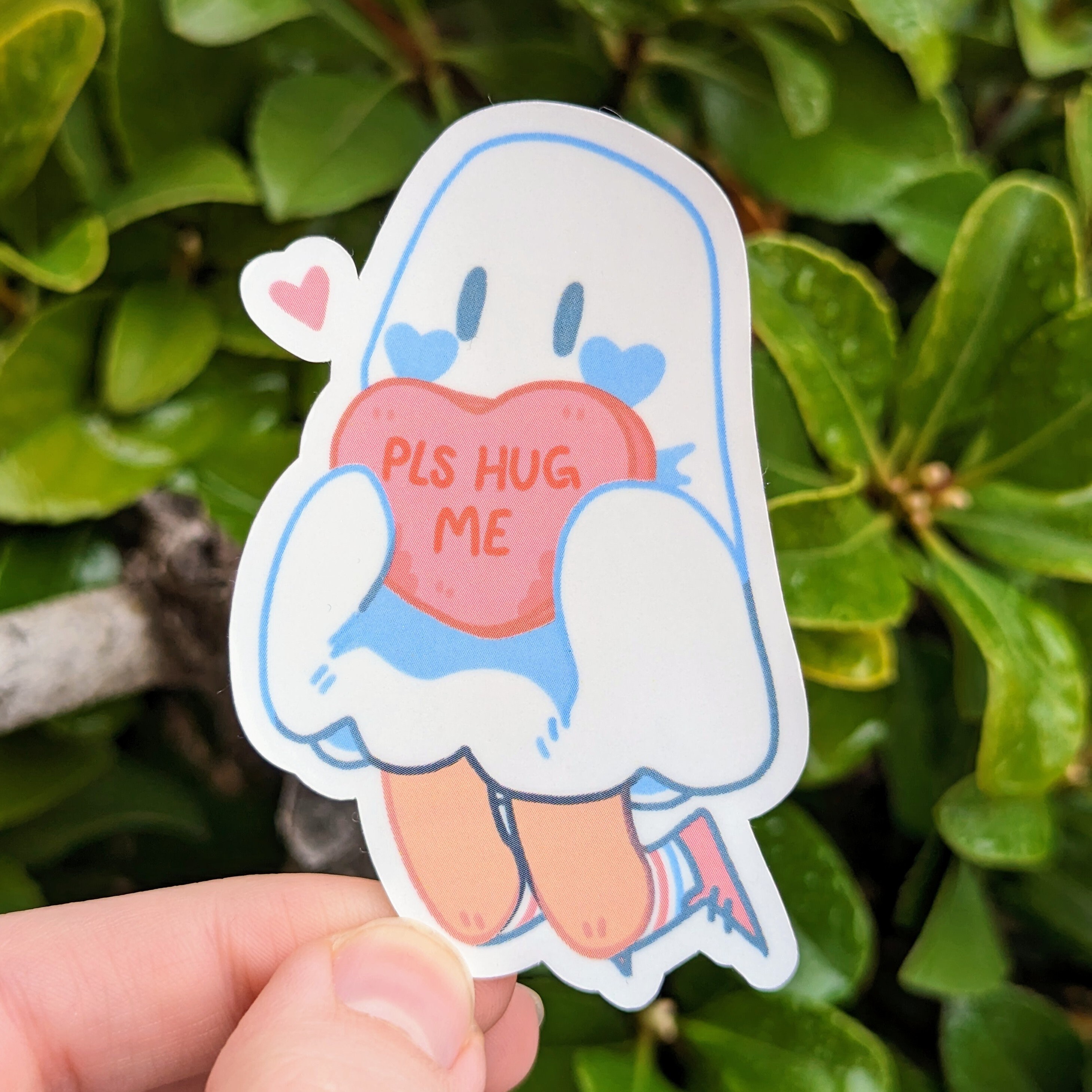 Candy Heart Ghost Waterproof Stickers! - Etsy