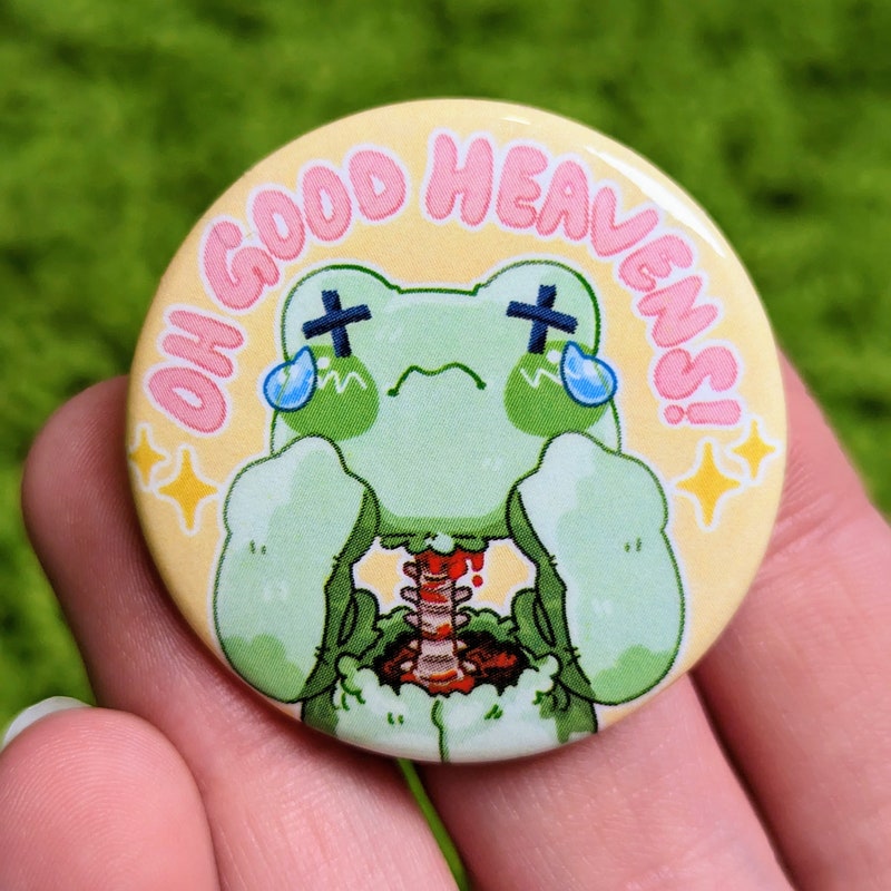Frog Button - Etsy