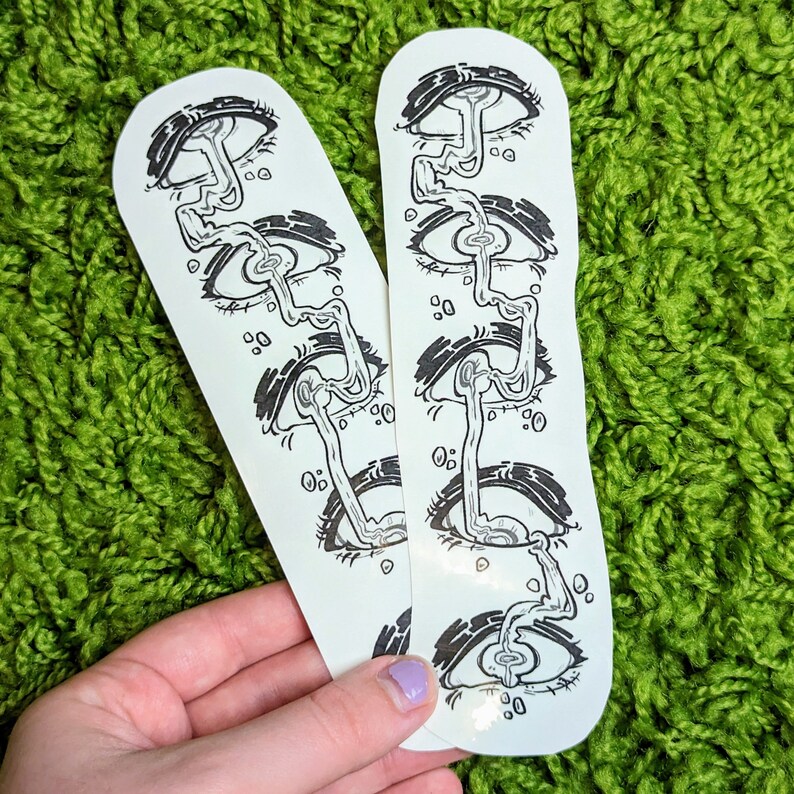Long Dripping Eyes Temporary Tattoos! 5in - Etsy