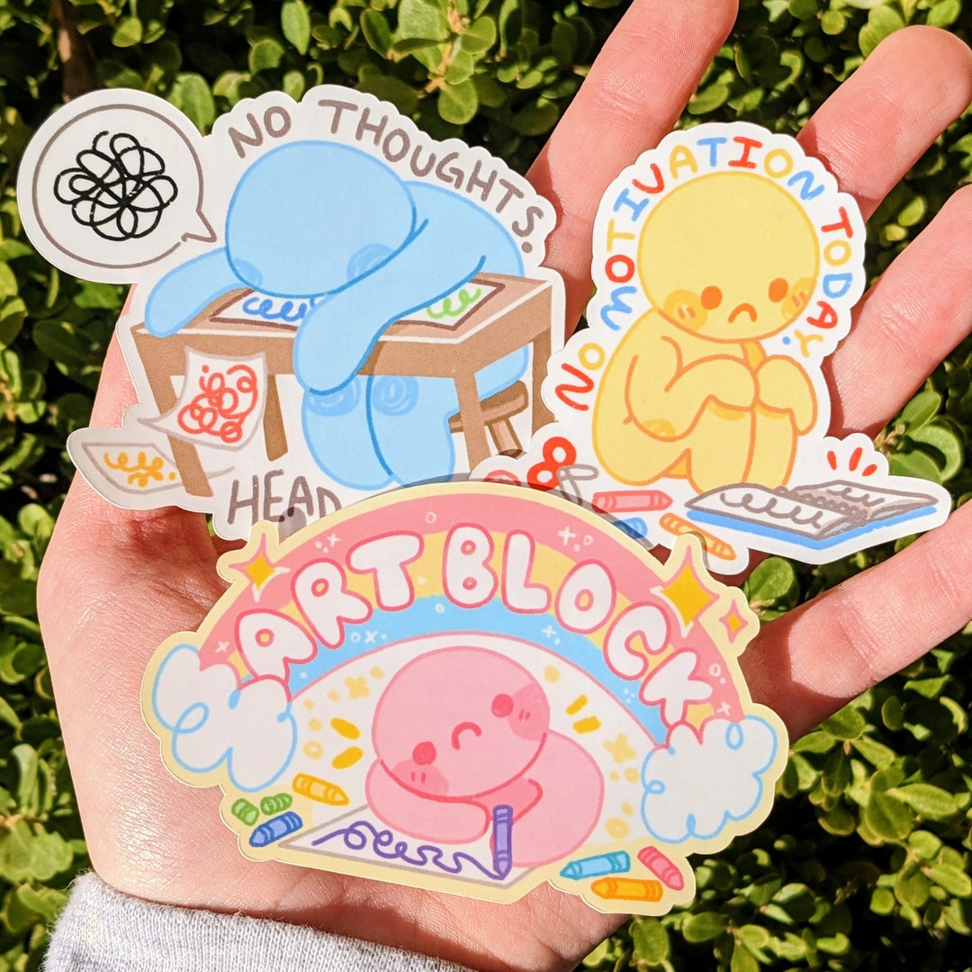 Art Block Waterproof Stickers! - Etsy