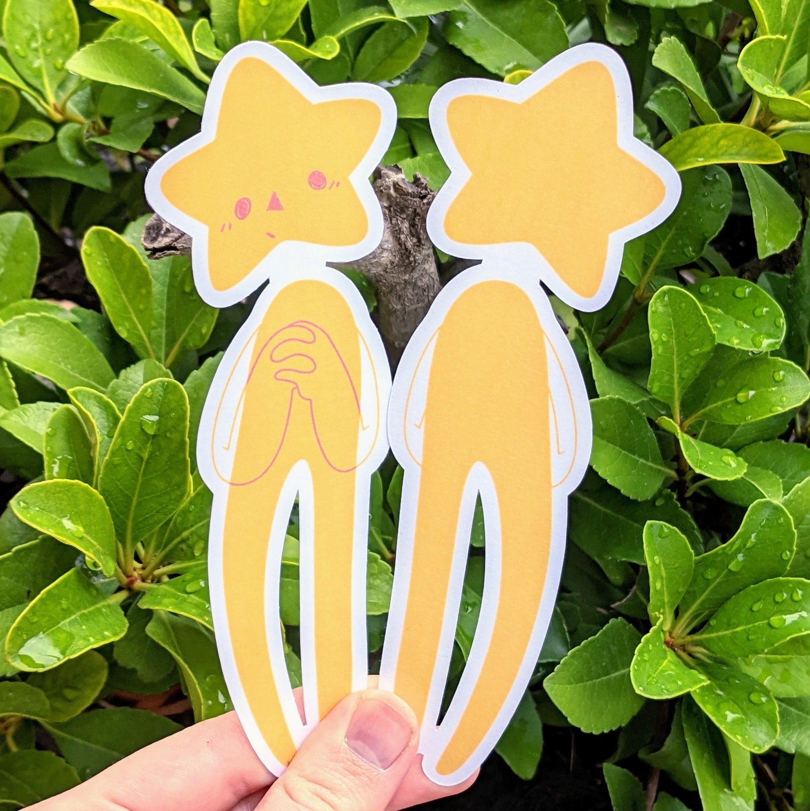 Minimalistic Space People Bookmarks // Double Sided Bookmarks - Etsy