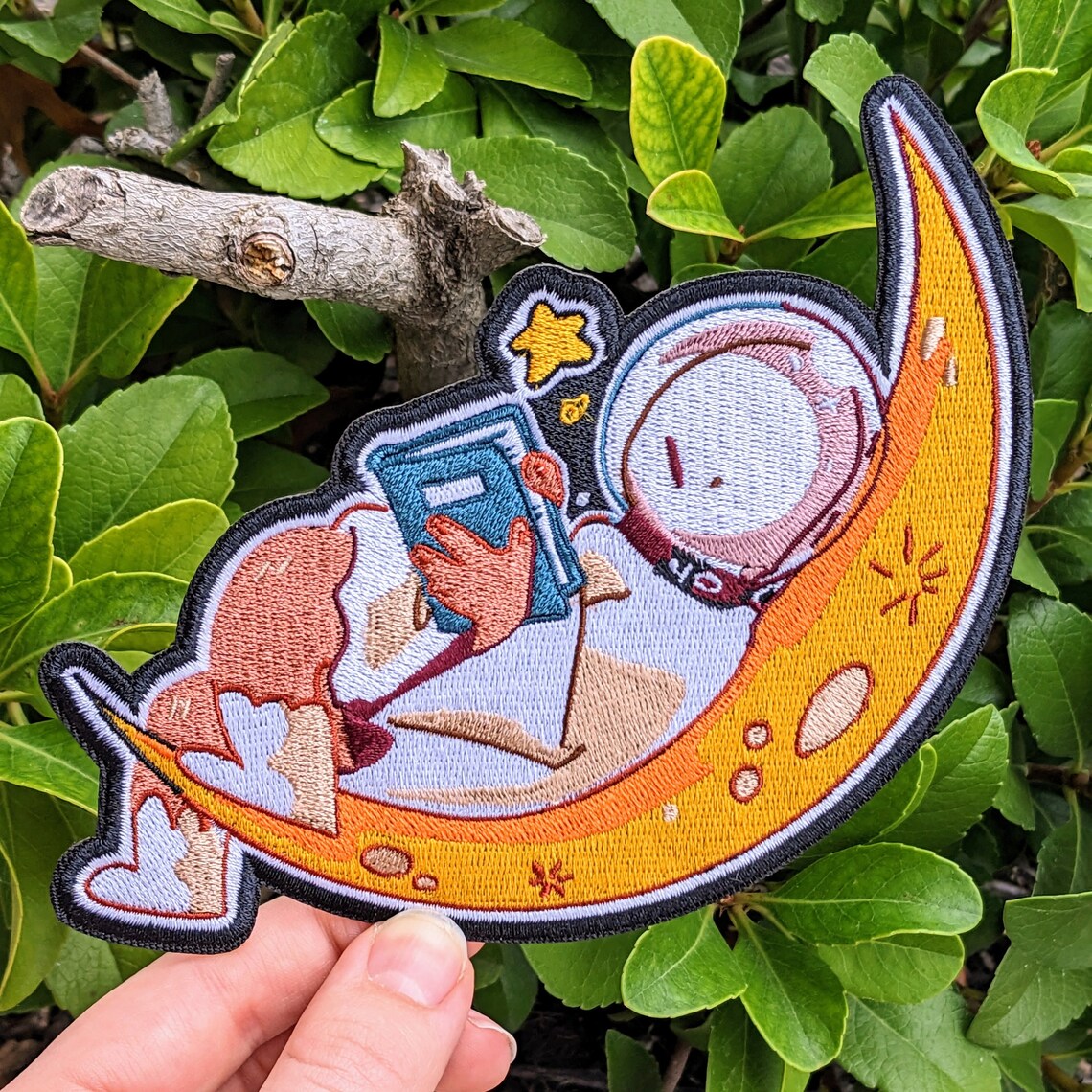 Moon Ghost Patch! - Etsy