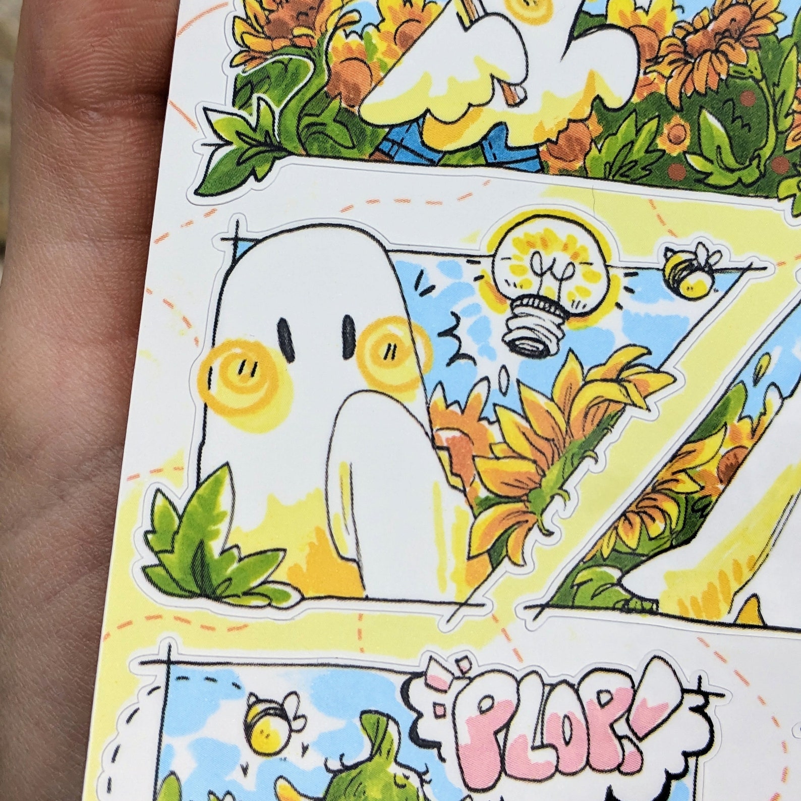 V2 Runaway Ghosts Comic Waterproof Sticker Sheet! OLLIE - Etsy
