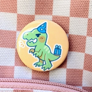 Party Dino Button Set! 1.5" - Etsy