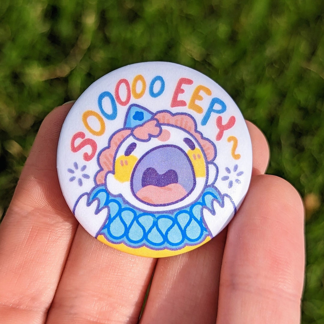 Eepy Clown Button! 1.5" - Etsy