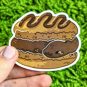 Snake Snacks Macarons Waterproof Sticker Set! - Etsy