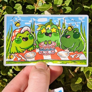 Tiny Frog Art Waterproof Sticker Set! - Etsy