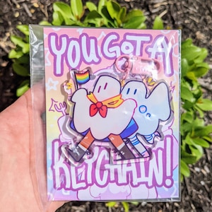Cute Lil Clown Keychains // Acrylic 3in Keychain - Etsy