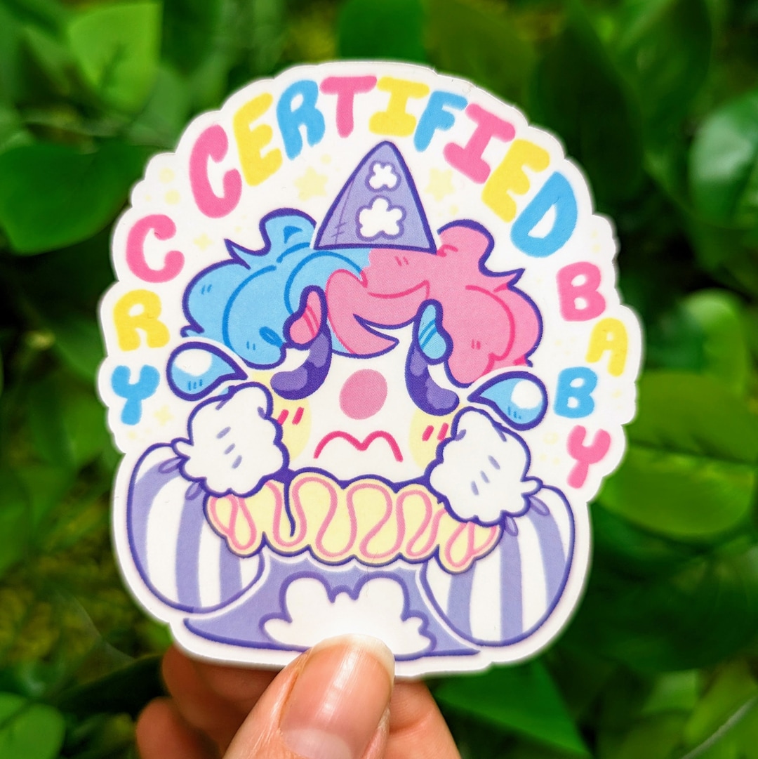 Certified Crybaby Sticker! - Etsy