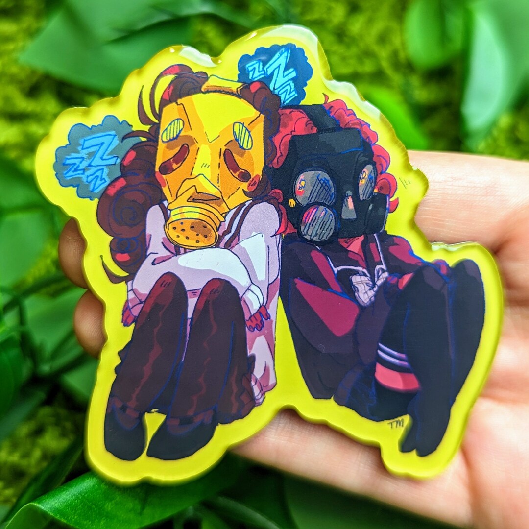 Gas Mask Girls Magnet! - Etsy