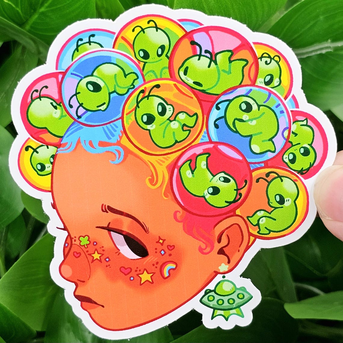 Cute Weirdcore Girl Stickers! - Etsy