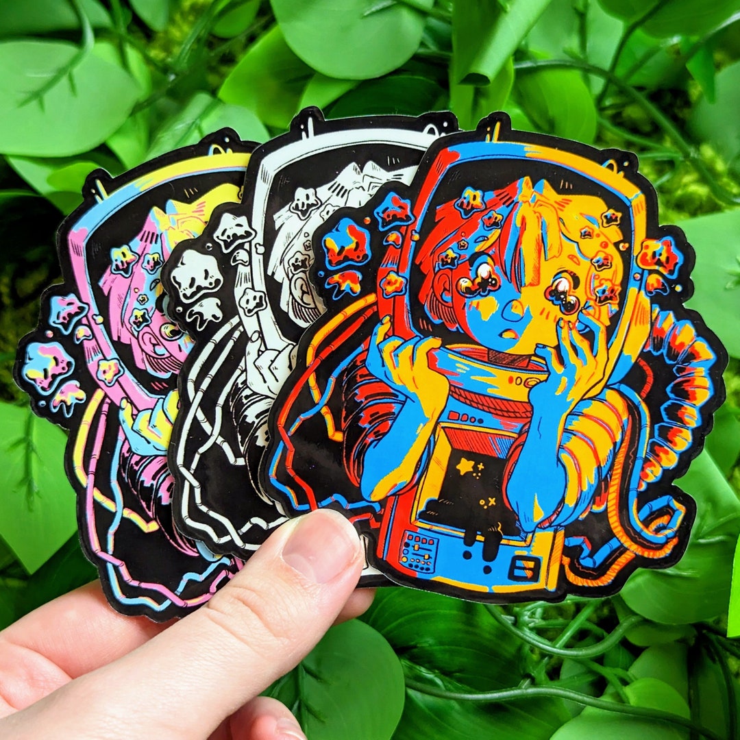 Space Girl V2 Waterproof Stickers! - Etsy