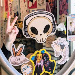 Cade Skull Static Cling - Etsy