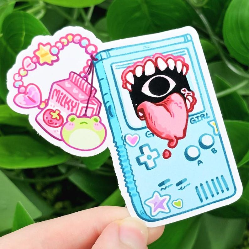 Creepy Game Console Stickers! - Etsy