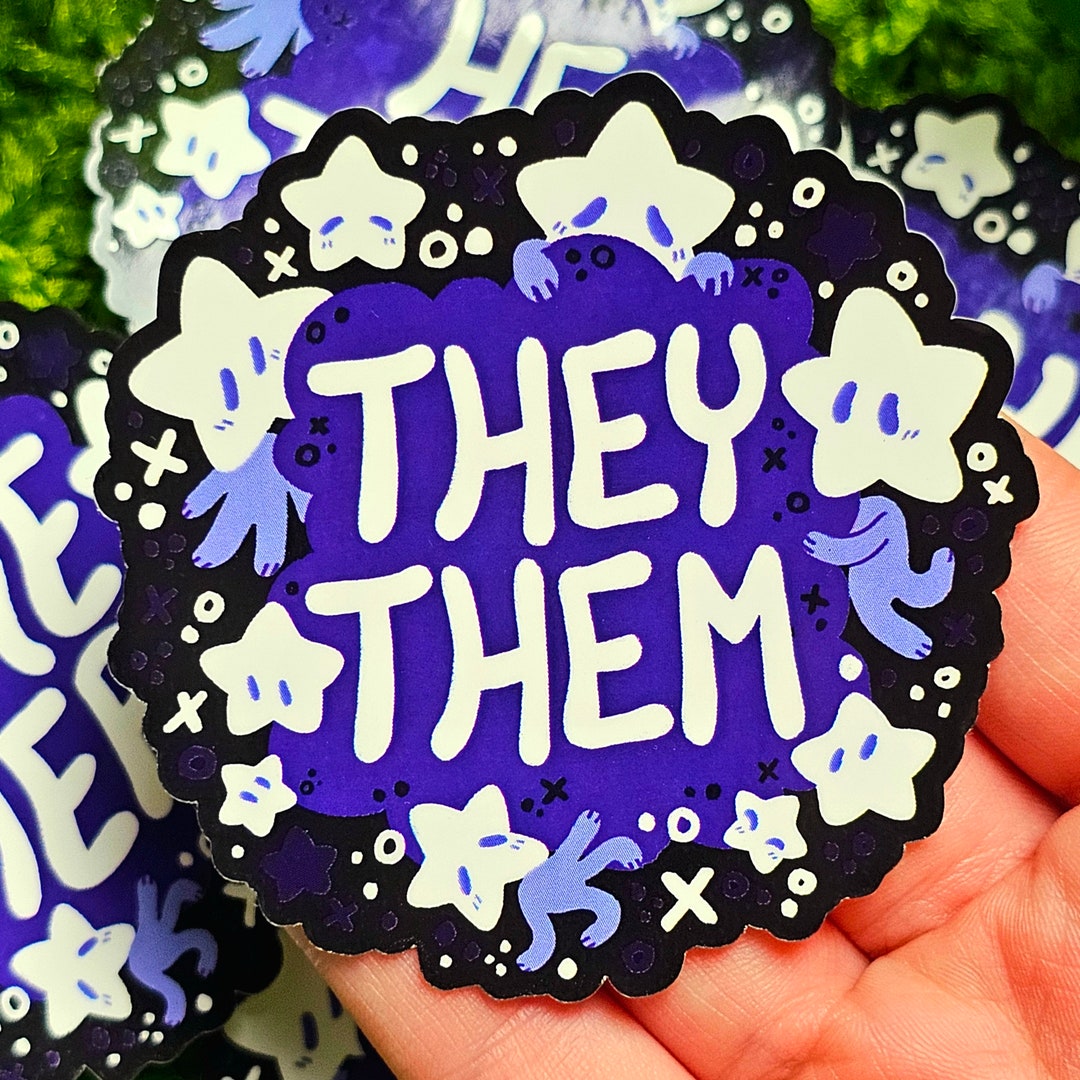 Star Baby Pronoun Stickers - Etsy