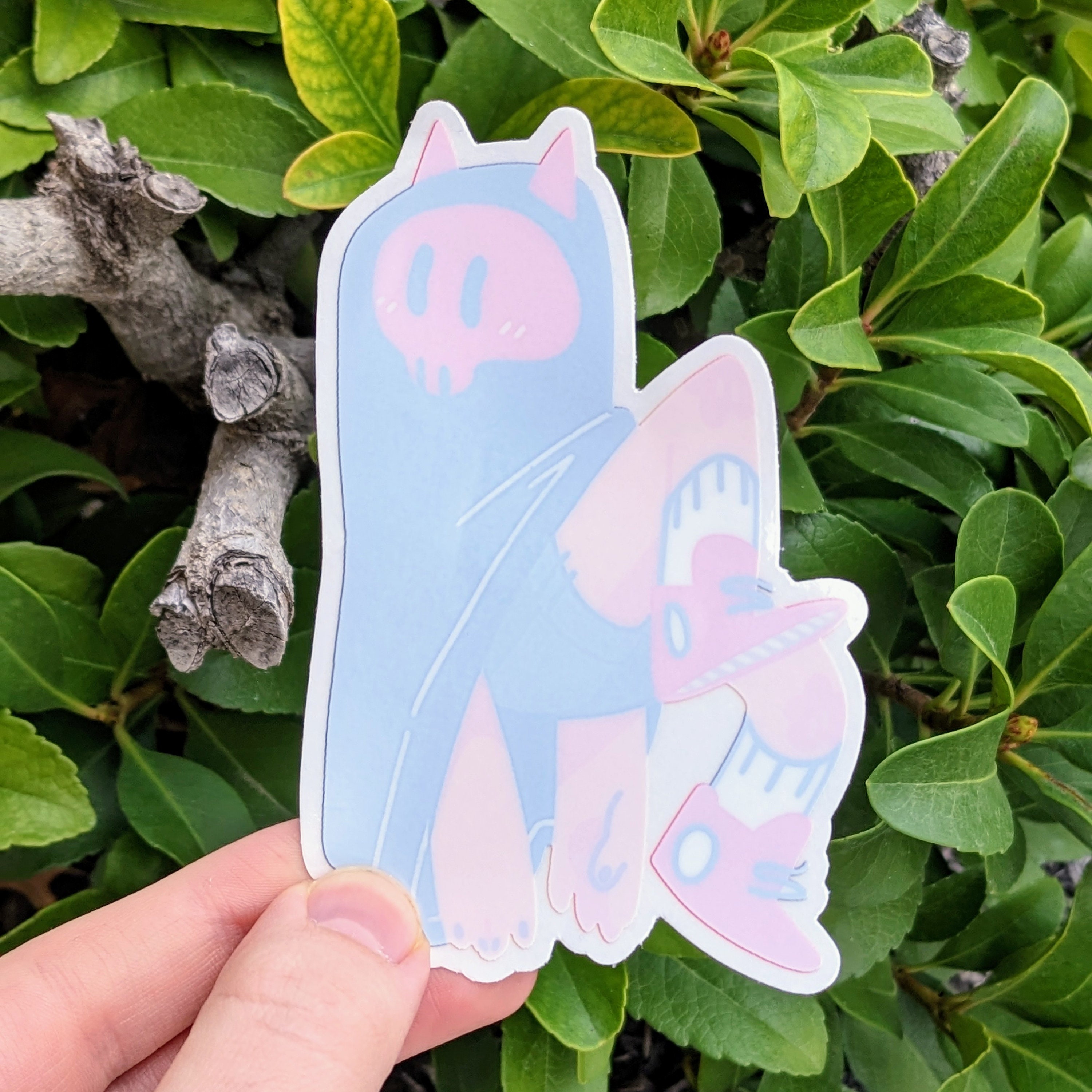 Angel Devil Ghost/echo & Ophelia Window Stickers! Waterproof - Etsy